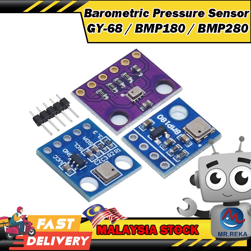 ⚡️ Barometric Pressure Sensor GY-68 BMP180 BMP280 Atmospheric Altitude ...