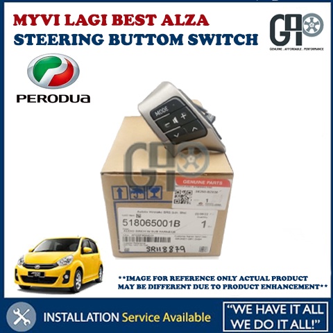 MYVI LAGI BEST MYVI ICON ALZA STEERING WHEEL RADIO SWITCH/STEERING ...