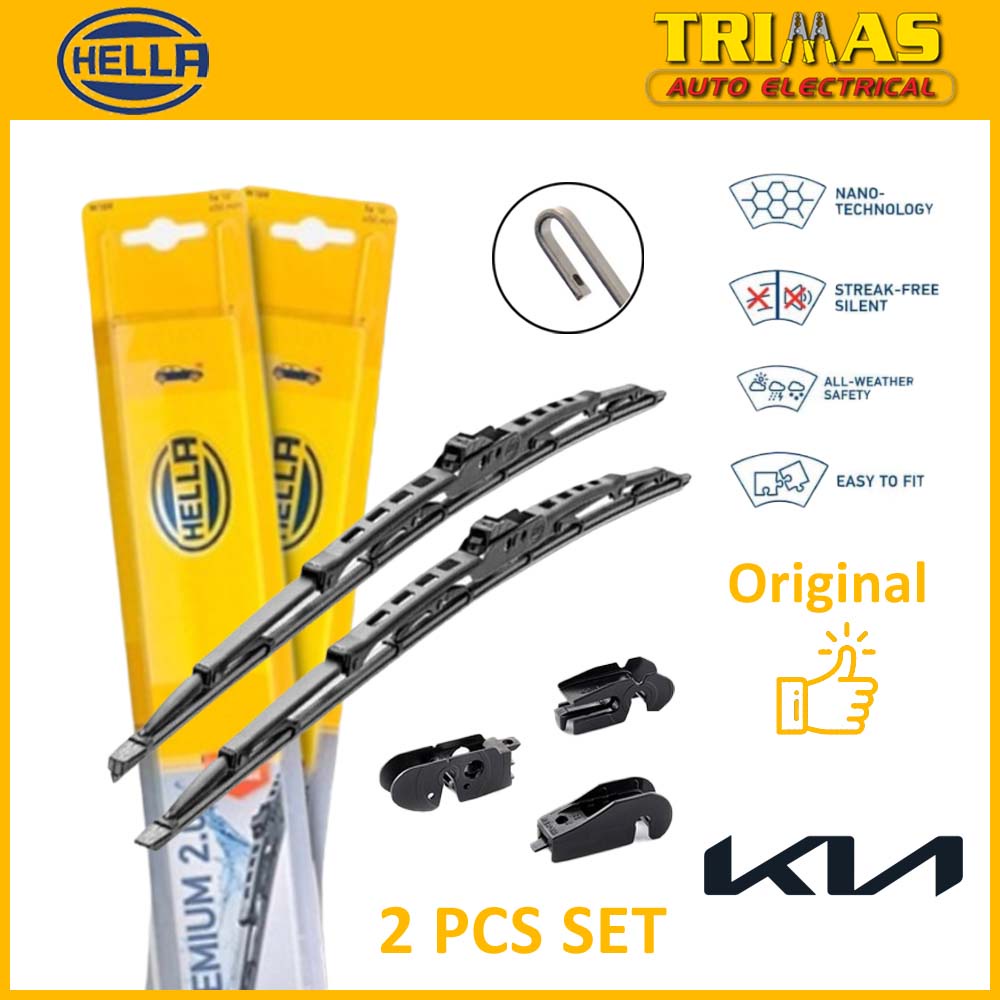TRIMAS Original Hella Premium 2.0 Wiper Blade Set Kia Cerato Rio Forte ...