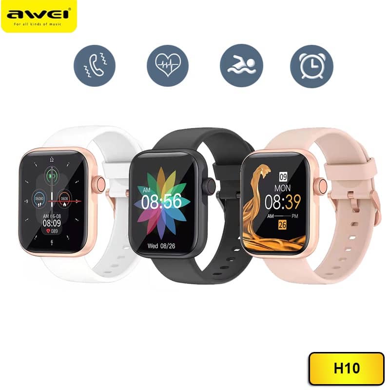 AWEI H10 Smart Watch / Calling Function / Heart Rate / Touch Screen ...