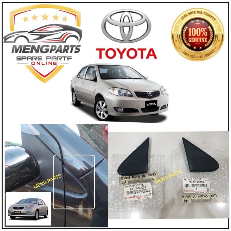 ORIGINAL VIOS NCP42 2003Y-2007Y SIDE MIRROR PILLAR COVER , SIDE MIRROR ...