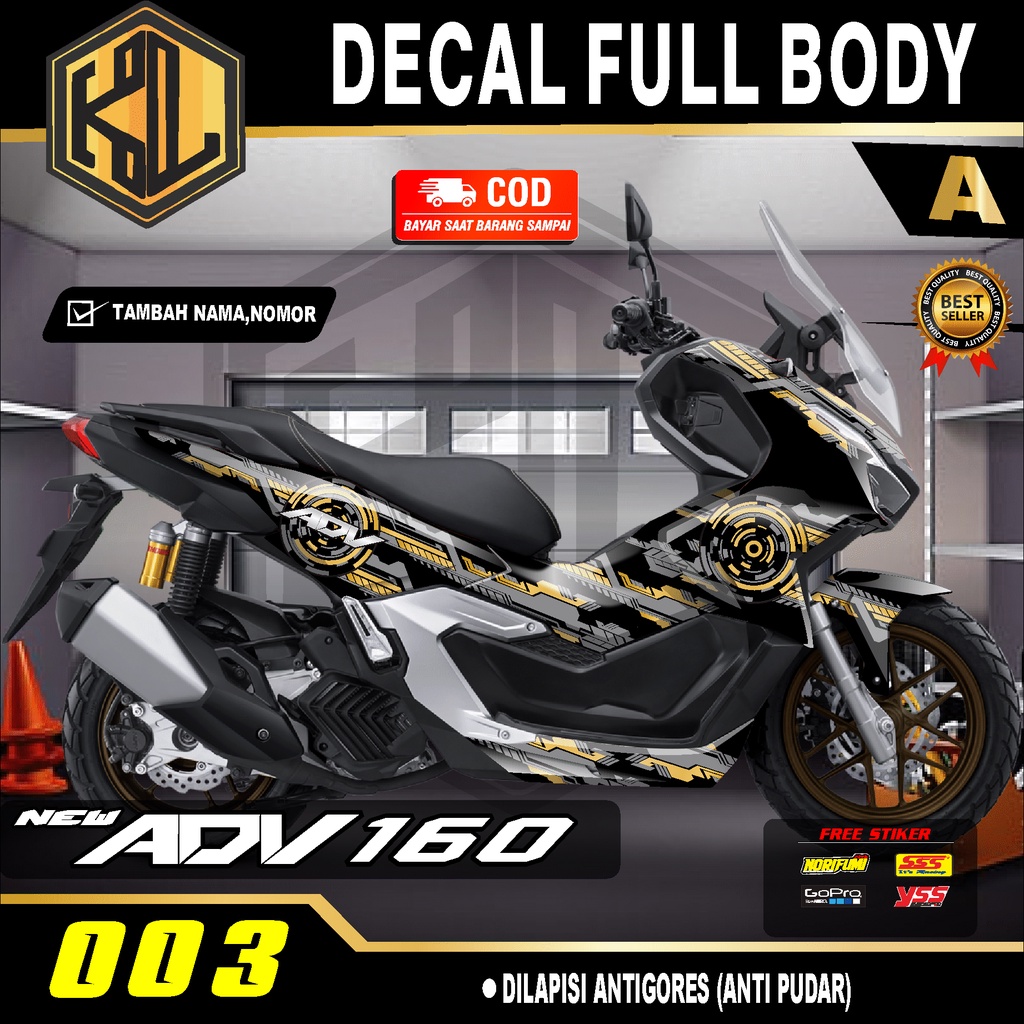 Decal Sticker Variation Fullbody Honda Adv 160-Dekal Sticker Adv Latest ...