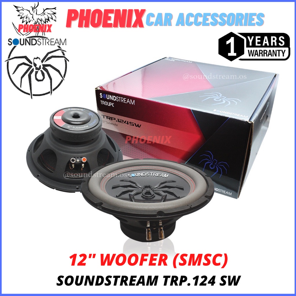 12'' 📣Soundstream High Power Single Voice Coil Troupe Series Subwoofer ...
