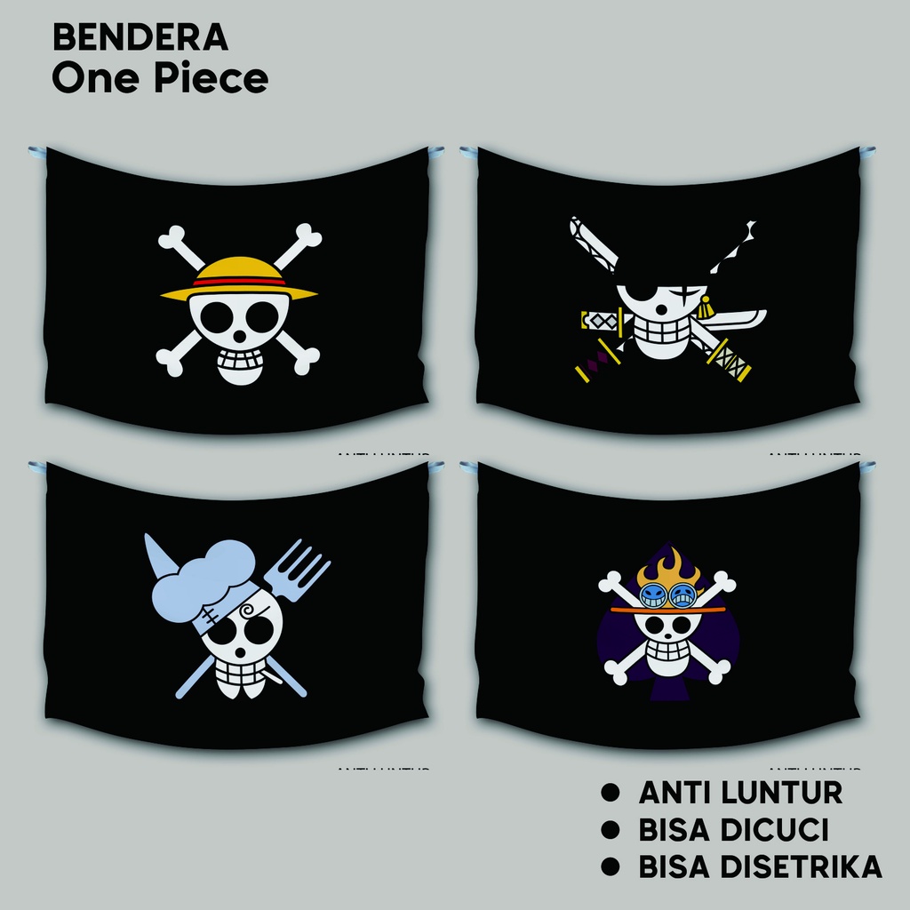 One PIECE FLAG POSTER Wall Decor Aesthetic Fabric Cosplay Tapestry ...