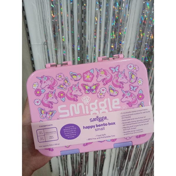 Smiggle Bento Box Small Unicorn Pink | Shopee Malaysia