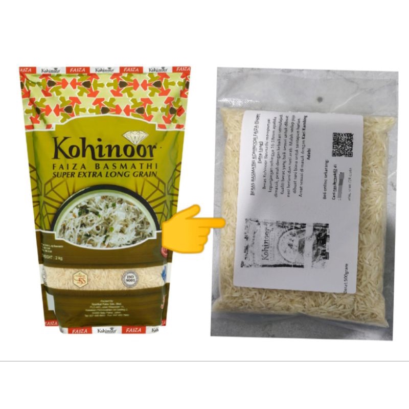FAIZA BERAS BASMATHI - Faiza Rice - (repack), Basmati 1kg | Shopee Malaysia
