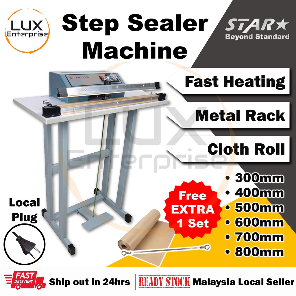 🔥𝐑𝐄𝐀𝐃𝐘 𝐒𝐓𝐎𝐂𝐊🔥𝐒𝐇𝐈𝐏 𝐈𝐍 𝟐𝟒𝐇𝐫𝐬🔥 700mm 500mm 400mm 300mm Step Sealer Machine ...