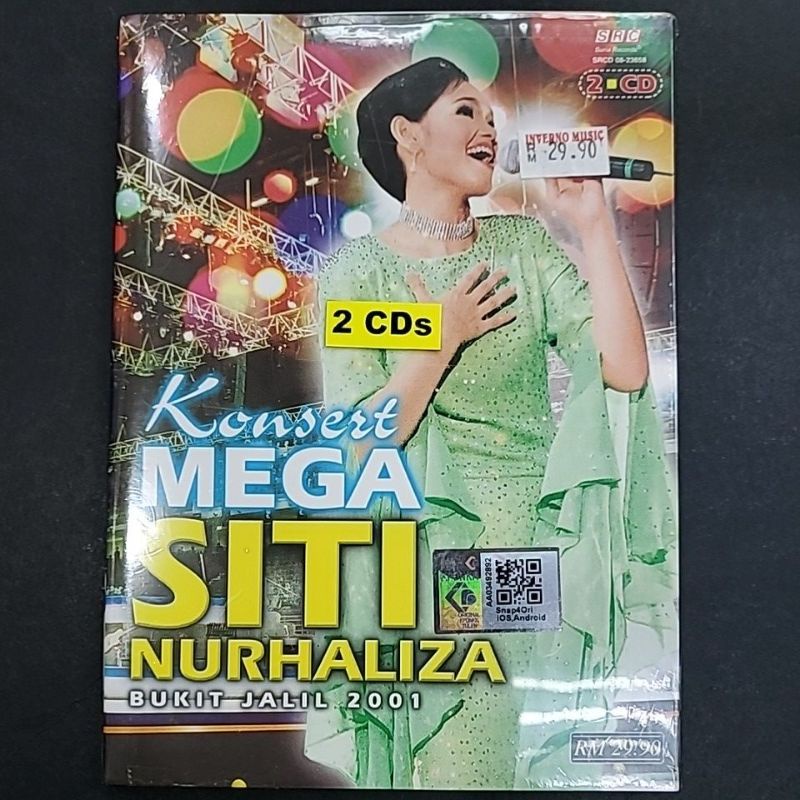 Siti Nurhaliza - Konsert Mega : Bukit Jalil 2001 (2CDs) | Shopee Malaysia
