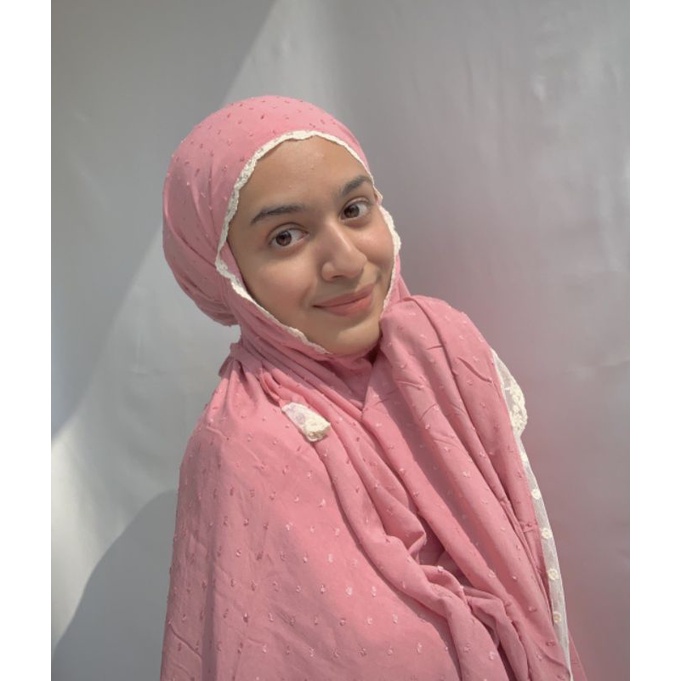 Telekung Rayon ( French Pink ) | Shopee Malaysia