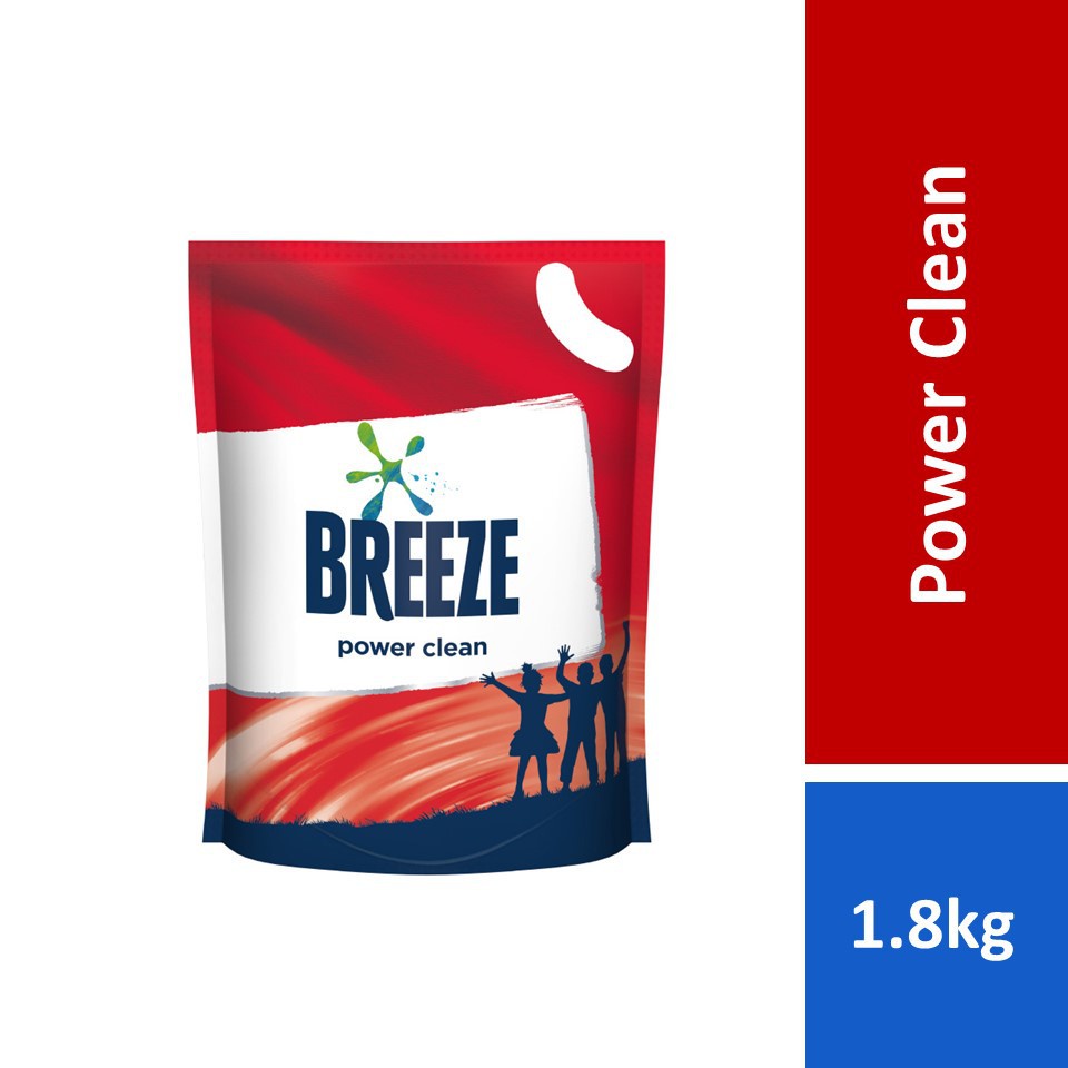 BREEZE Power Clean Liquid Detergent Refill 1.8kg | Shopee Malaysia