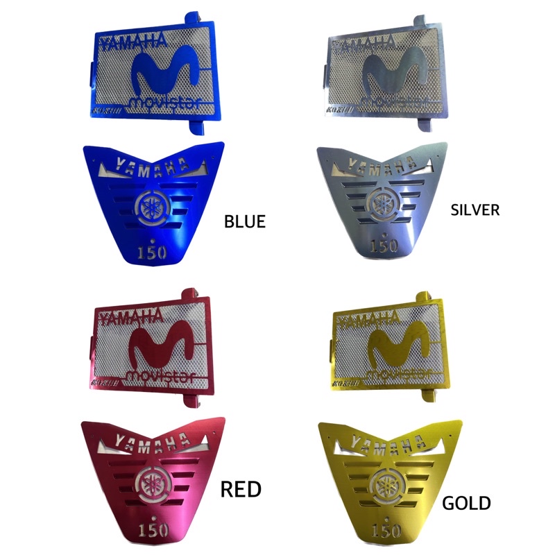 YAMAHA Y15 LC150 ENGINE RADIATOR COVER ALLOY Y15 | Shopee Malaysia