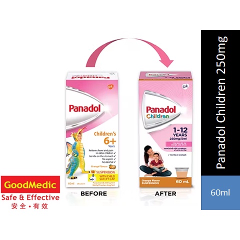 Panadol Children Suspension 250mg/5ml (60ml) | Shopee Malaysia