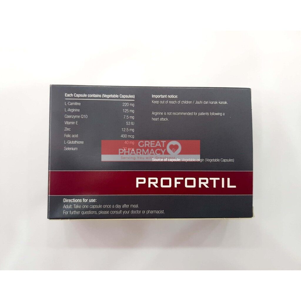 PROFORTIL CAPSULE 60'S | Shopee Malaysia