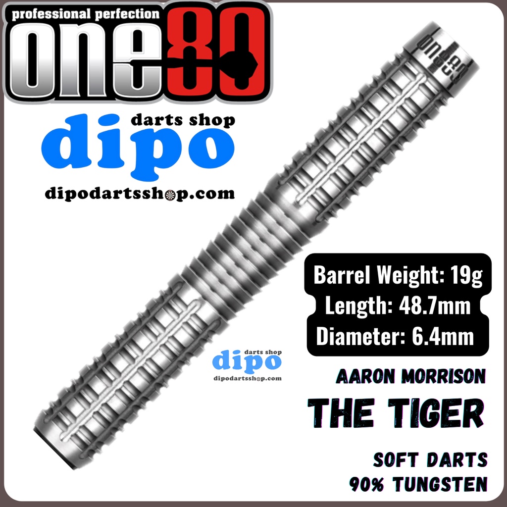 ONE80 Soft Darts - THE TIGER ( Aaron Morrison Player Model ) | Shopee ...