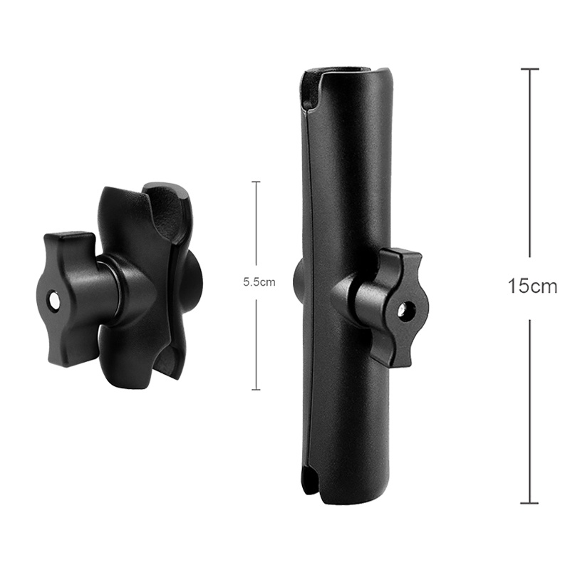 Aluminum alloy Double Socket Arm for RAM Mounts 5.5cm 15cm Camera ...