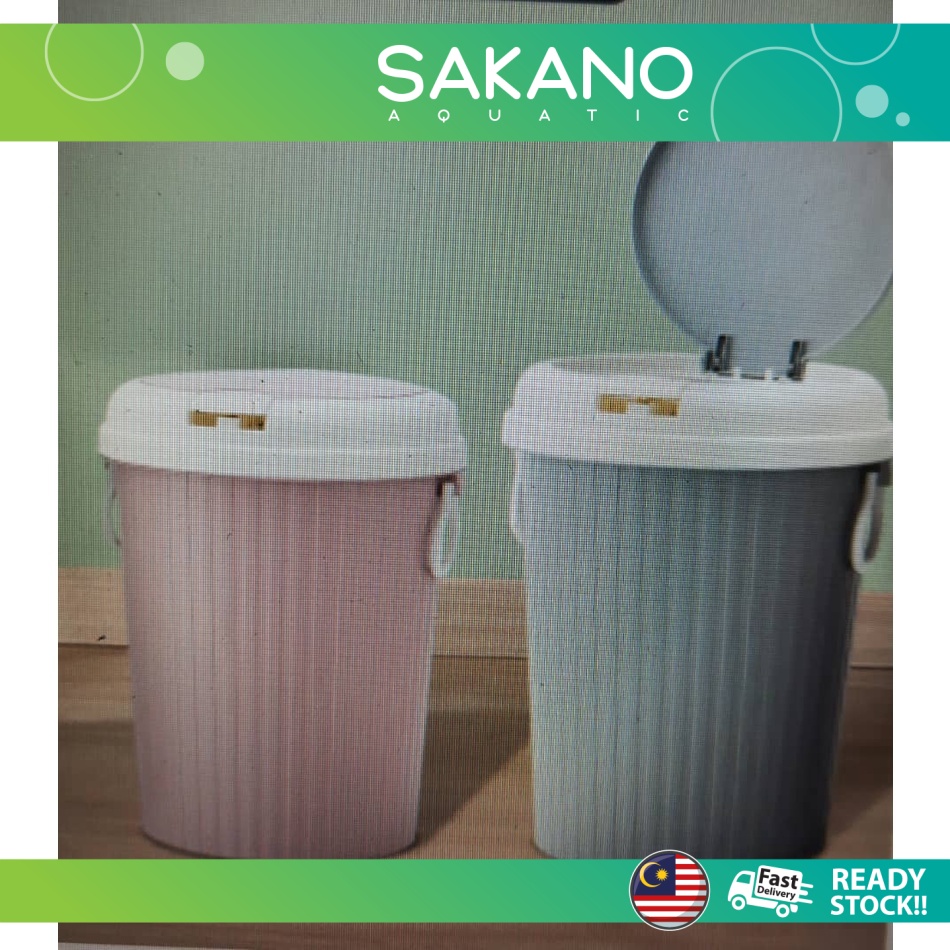 Press Open Dustbin/Trash can/Dust bin/Tong Sampah with cover/Garbage ...