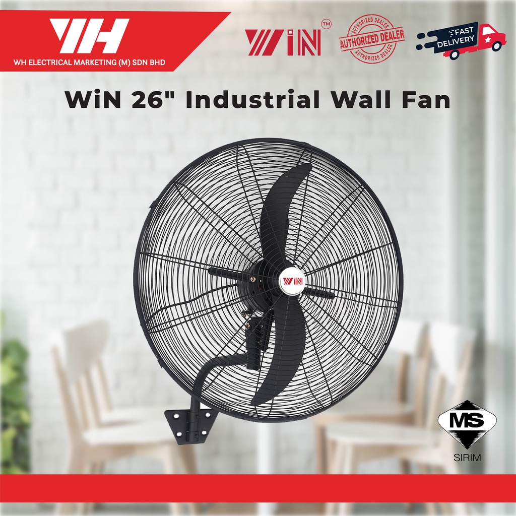 WIN 26" INDUSTRIAL WALL FAN/Heavy Duty Industrial Fan Electric Wall Fan ...