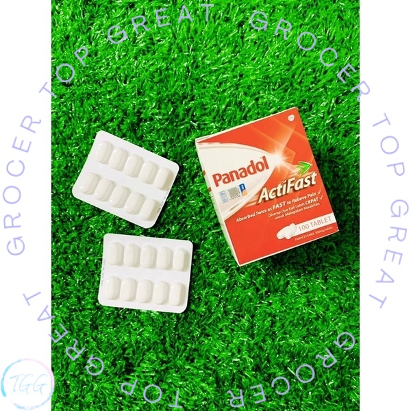 PANADOL ACTIFAST 500mg [10 Caplet] [EXP:2025] [PARACETAMOL] | Shopee ...