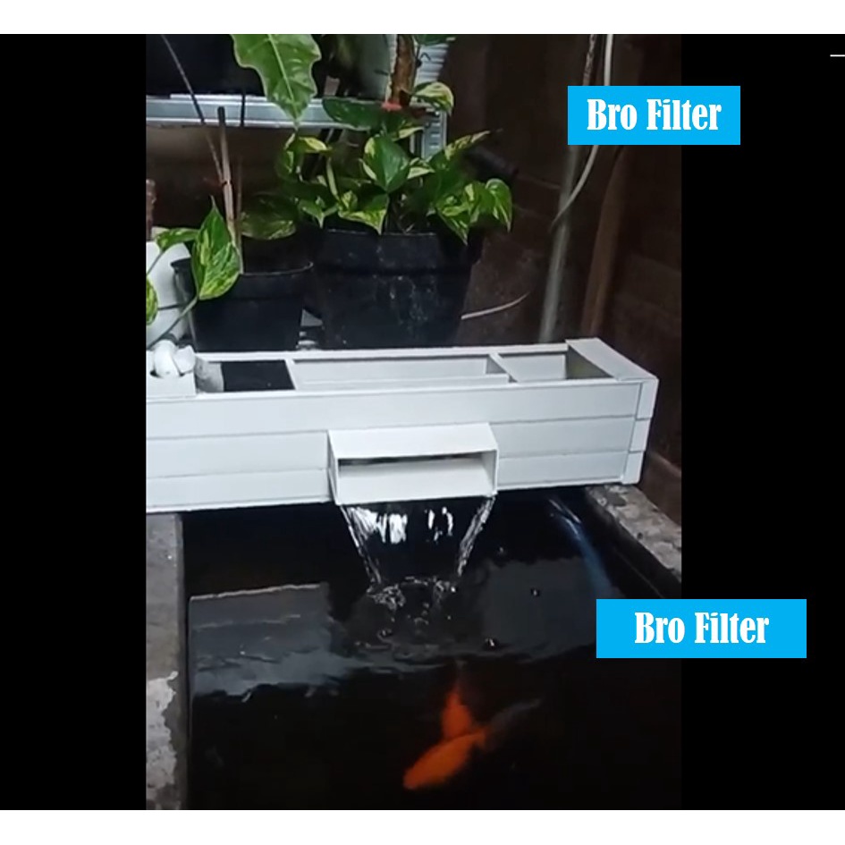 Pool/aquarium GUTTER FILTER 70CM (WATERFALL) | Shopee Malaysia
