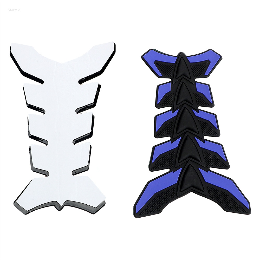 Motorcycle 3d Rubber Sticker Gas Fuel Oil Tank Pad Protector Cover