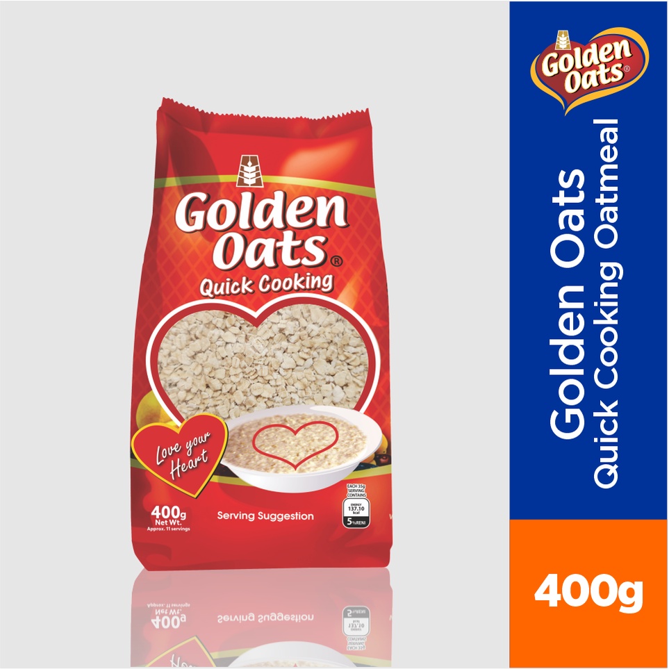 GOLDEN OATS Quick Cooking Oats 400g | Shopee Malaysia