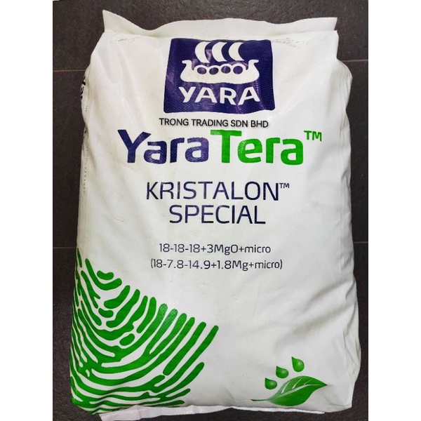 Yara Tera KRISTALON SPECIAL 18-18-18+3Mgo+micro 25kg | Shopee Malaysia