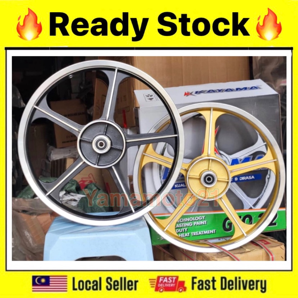 sport rim KAYAMA GTO22 yamaha sport y100 siap bearing bush SPORTRIM 5 ...
