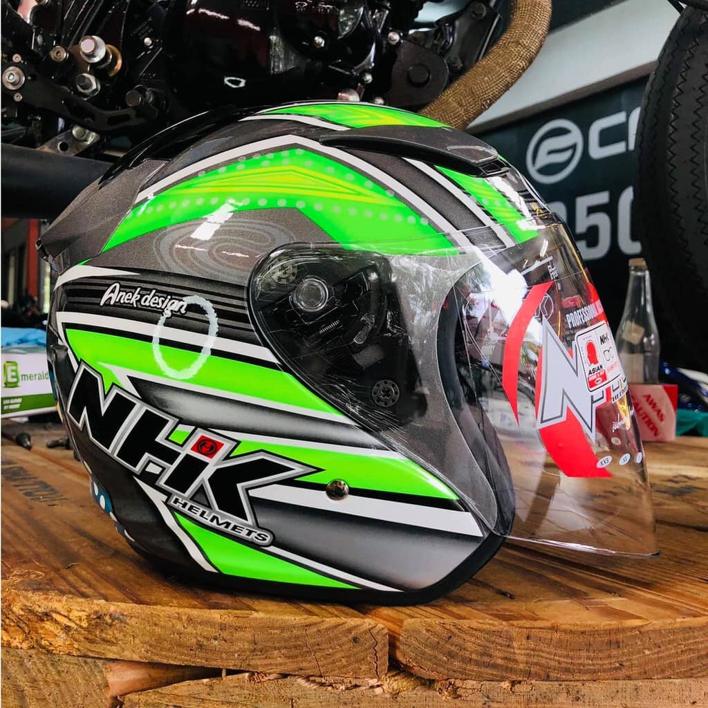 Original NHK R1 Double Visor Helmet UNECE Approved Motogp Honda Yamaha ...
