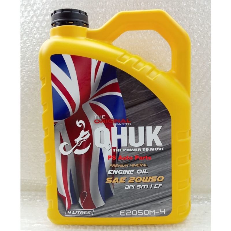 QHUK ENGINE OIL SUPER LUB 20W50 4 LITER NJW | Shopee Malaysia
