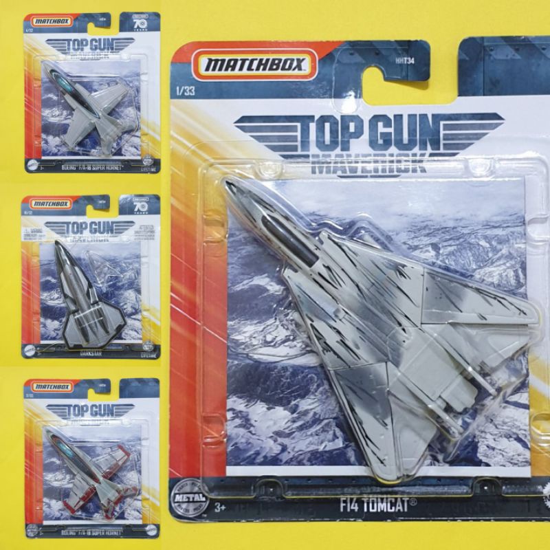 MATCHBOX TOP GUN MAVERICK F14 F18 | Shopee Malaysia