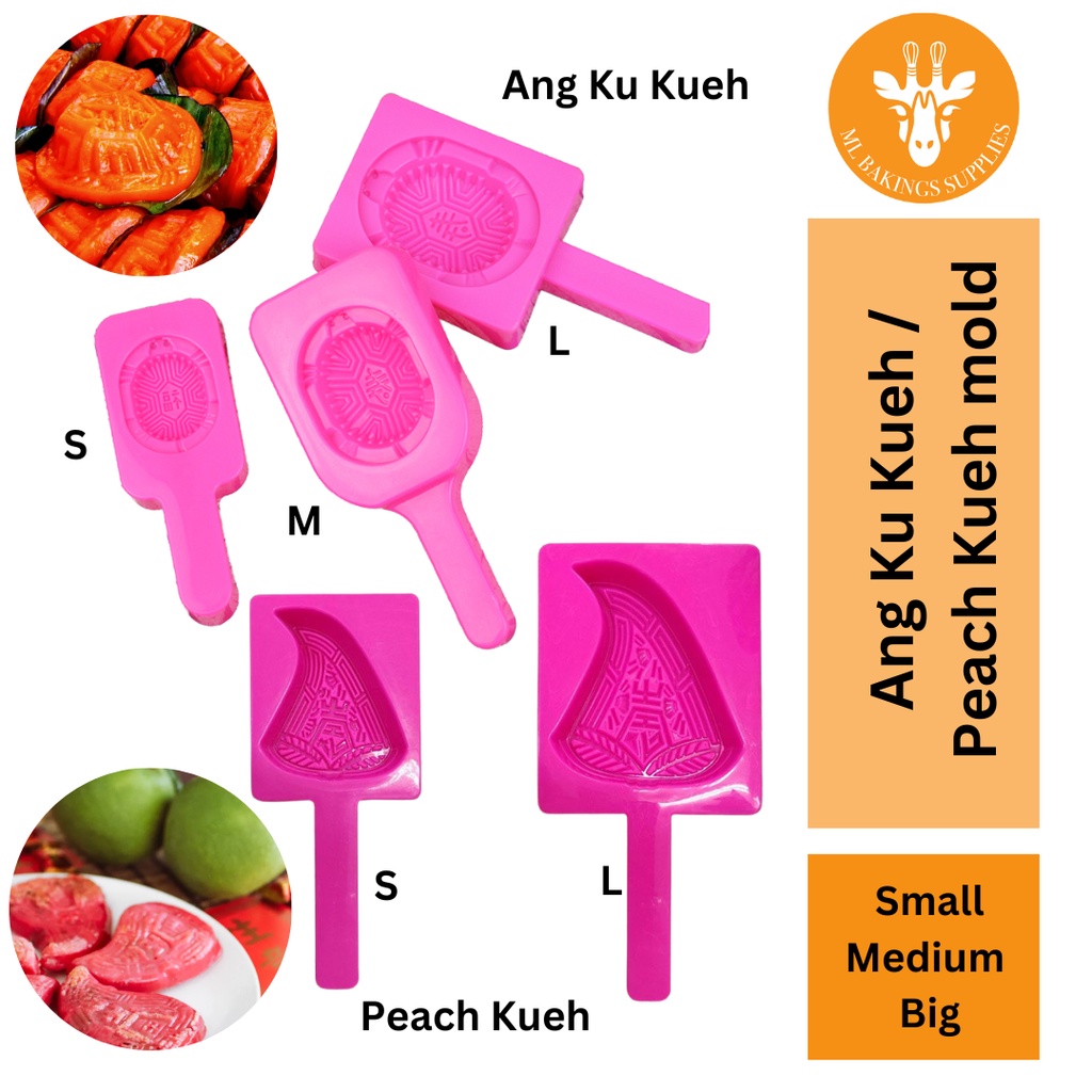 [READY STOCK] Ang Ku Kueh Mould / Tortoise Shape Cake Mould /Peach Kuih ...