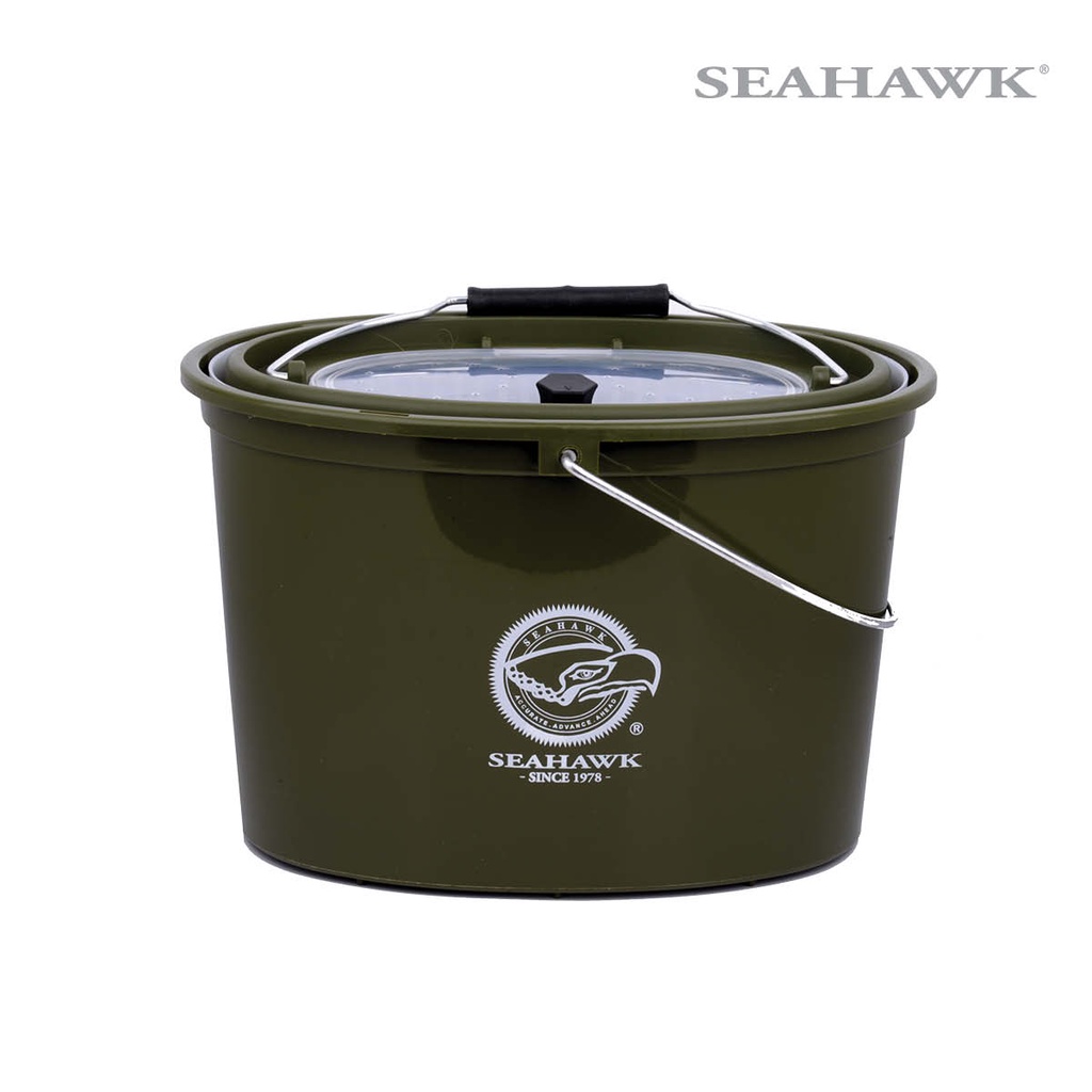 Live Bait Box (Oval) By Seahawk (Tong Udang) | Shopee Malaysia