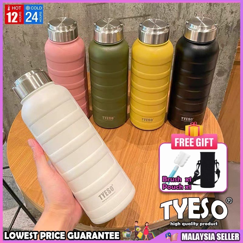 Tyeso Insulated Thermos Flask Tumbler 1000ml With Free Gift 304 ...