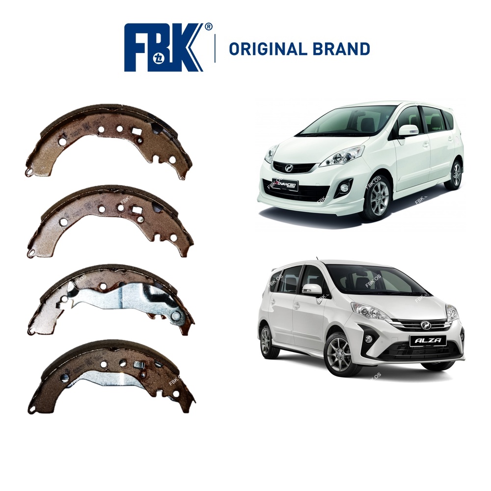 FBK Brake Shoe Rear - Perodua Alza 2014- | Shopee Malaysia