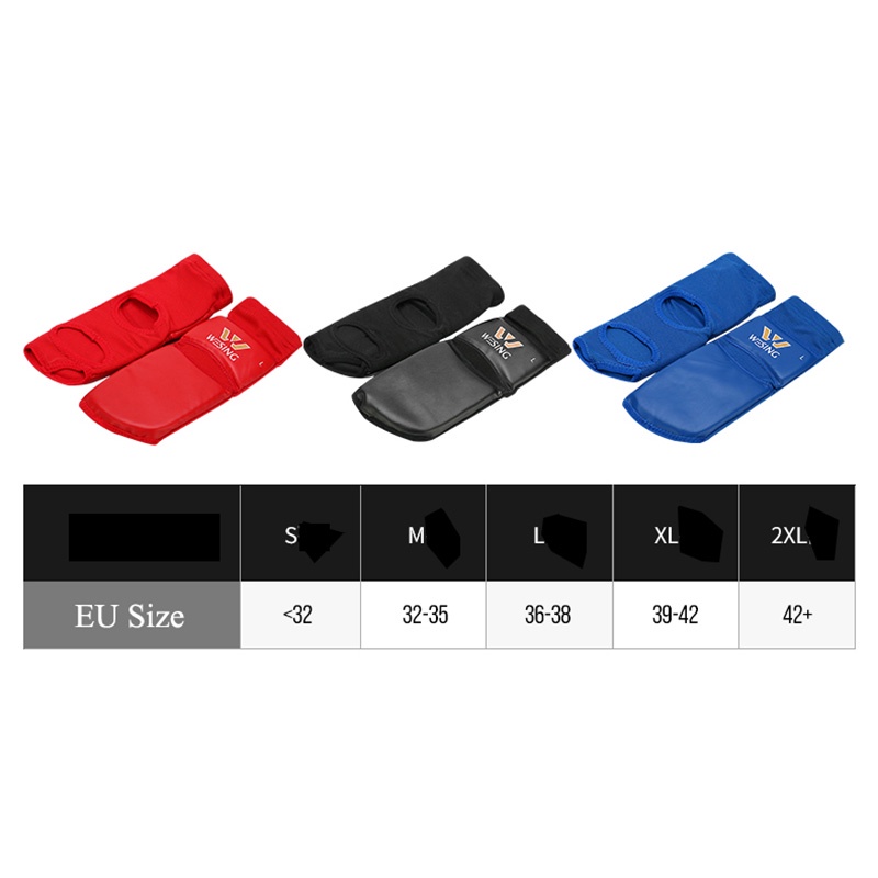 PU Leather MMA Boxing Muay Thai Foot Insteps Guards Feet Protector ...