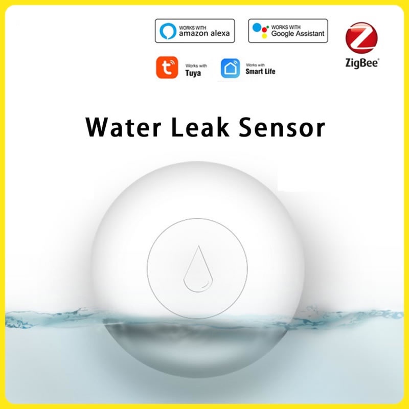 ZigBee TUYAAPP Water Leak Detector Flood Sensor Water Tank Full Water ...