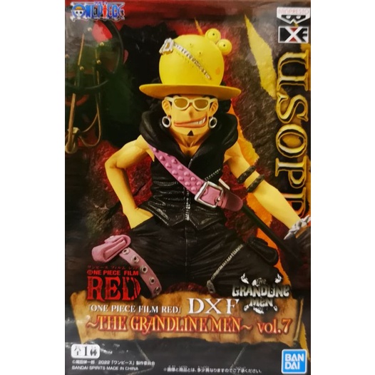 Original Banpresto Bandai One Piece Film Red DXF The Grandline Men Vol.7 Usopp Film Red Action ...