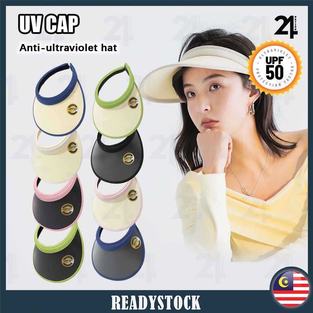 UV hat cap anti-ultraviolet hat Summer sunshade sun hat Topi matahari ...