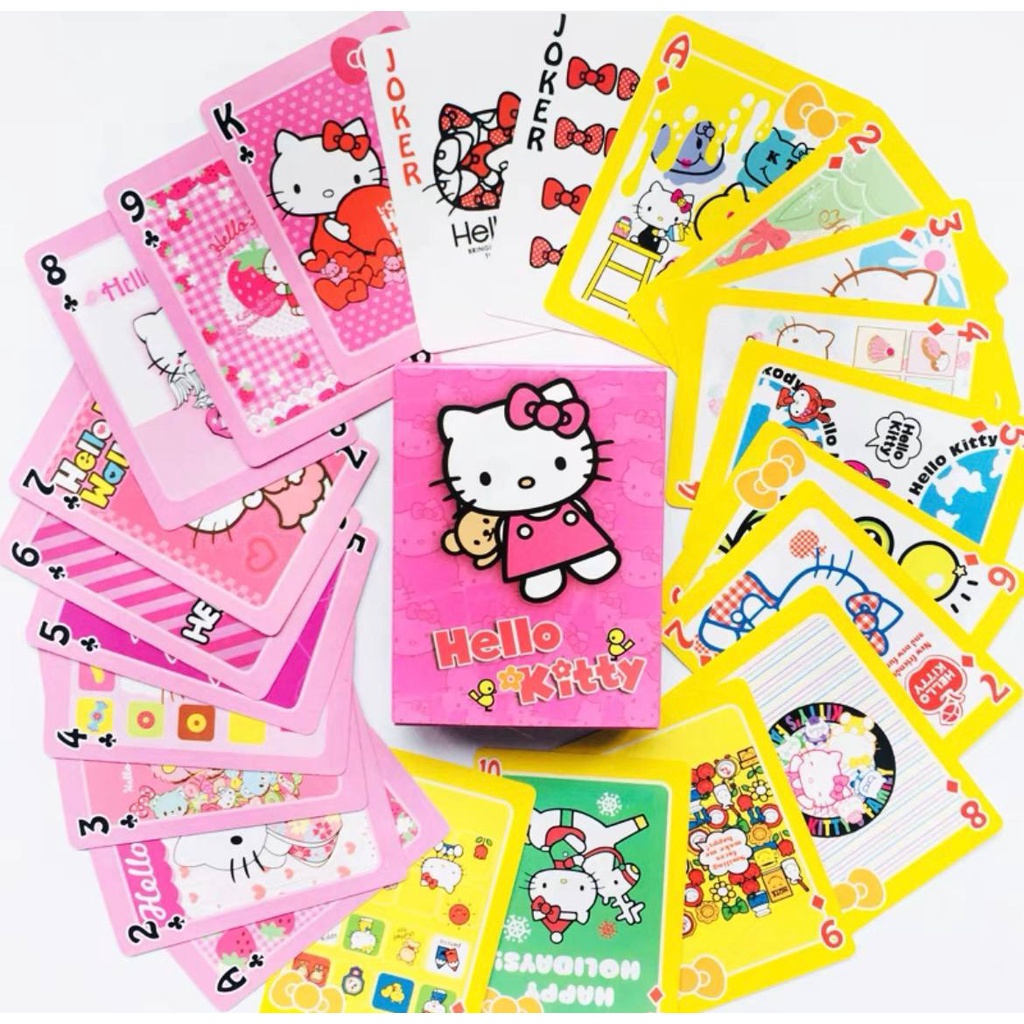 Hello Kitty Playing Cards / Hello Kitty Poker Playing Cards / Imported ...