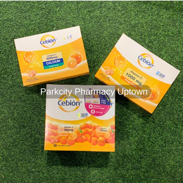 CEBION Vitamin C [Chewable Tab / Effervescent Tab] [500mg 3 X 30s ...