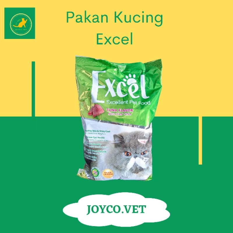 Excel Cat Feed 500gr tuna Flavor | Shopee Malaysia