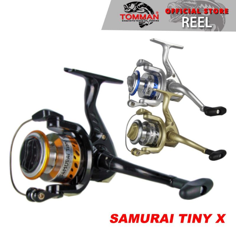 (ALUMINIUM SPOOL) MESIN PANCING SPINNING TOMMAN SAMURAI TINY X 1+1BB ...