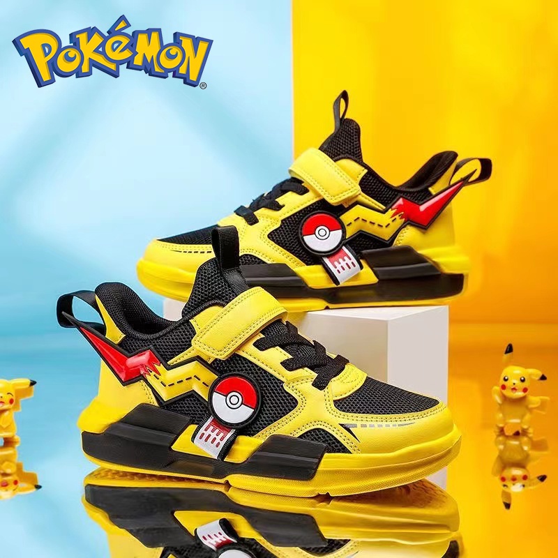 Pokemon Pikachu Children Sports Shoes Spring and autumn Fashion Anime ...