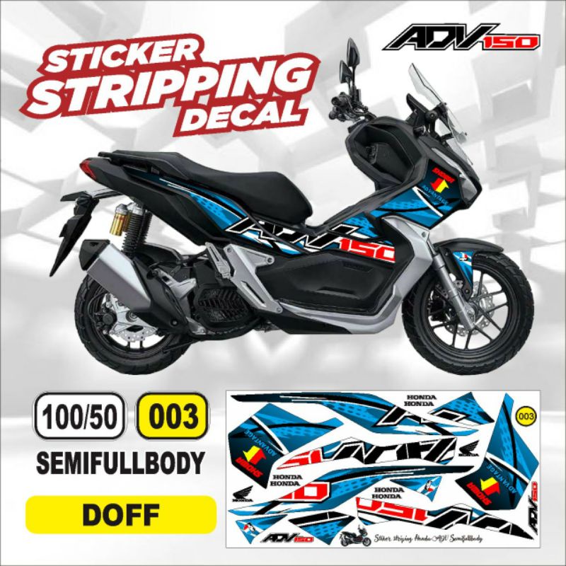Honda adv 150/160 variation Striping Decal, full body sticker, honda ...