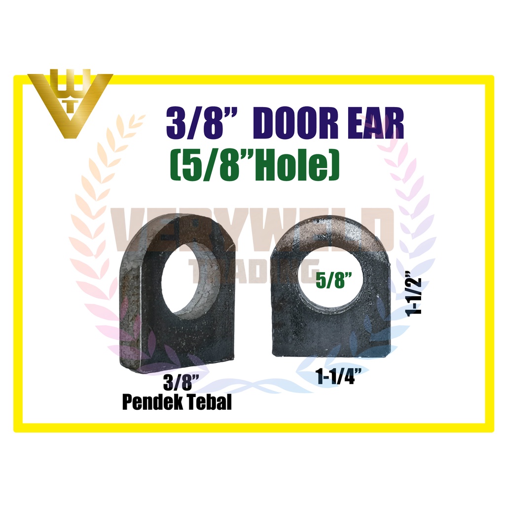VERYWELD TELINGA PINTU BESI / Welding Metal Door Ear / Telinga Welding ...