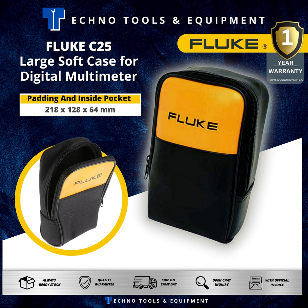 FLUKE C25 Large Soft Case for Digital Multimeter | Shopee Malaysia