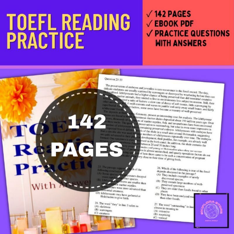 [SS15] TOEFL Book | TOEFL Reading Practice Questions with Answers ...