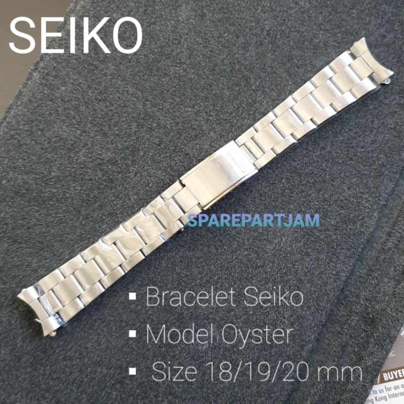 Seiko Oyster Silver Bracelet 18/19/20mm | Shopee Malaysia