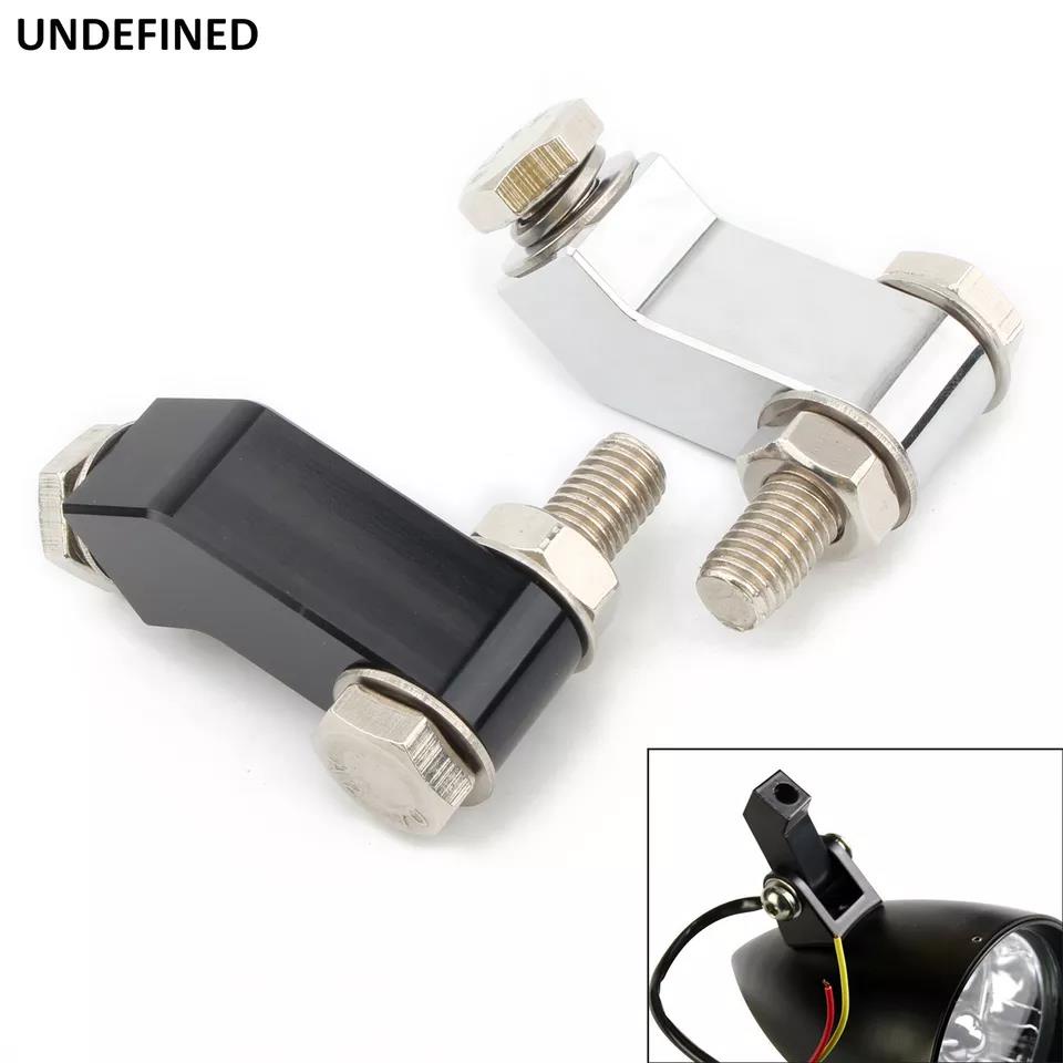 Motorcycle Headlight Mount Block Bracket Extension Kit For Harley Dyna ...