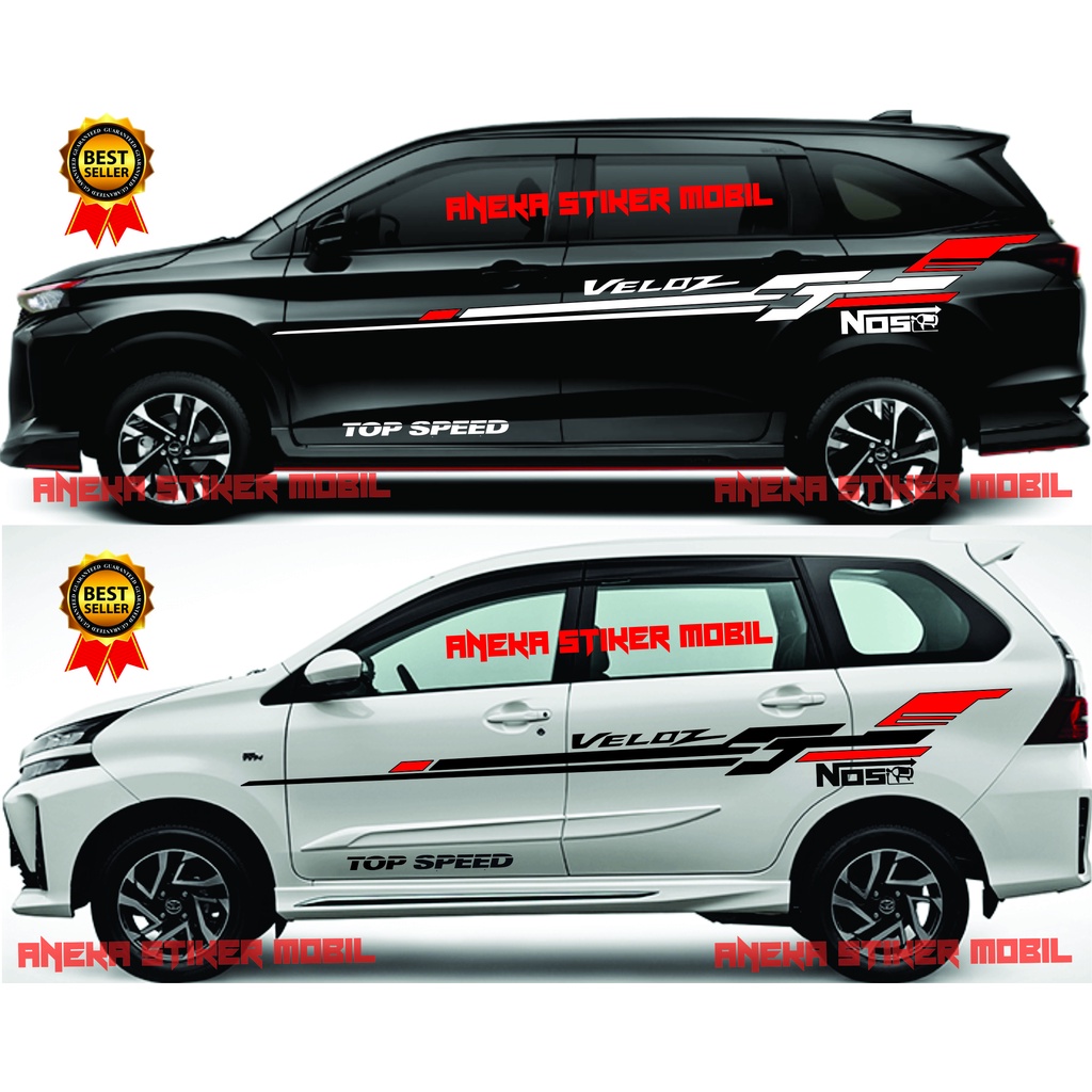 Cutting Avanza Veloz Car Stickers For The Newest Toyota Avanza Veloz ...